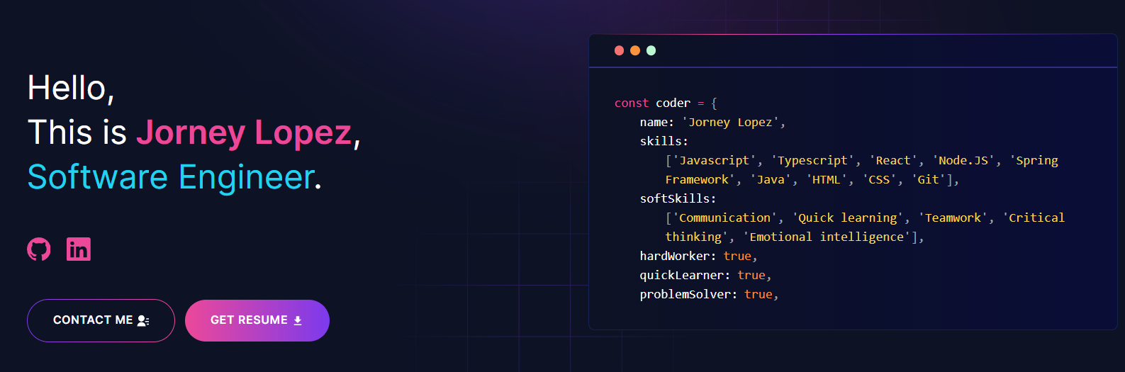 Jorney Lopez - Software Engineer